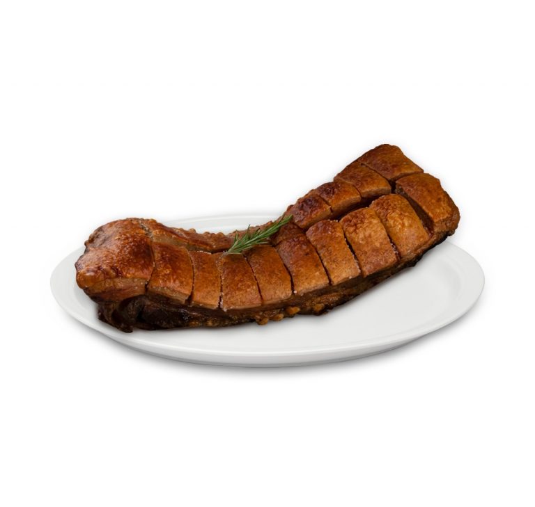 Costillar crocante de cerdo con guarniciones (48 Horas de anticipación ...